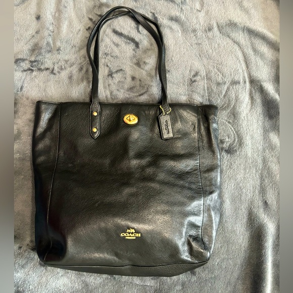 Coach | Bags | Coach Leather Tote Bag Used Like New | Poshmark